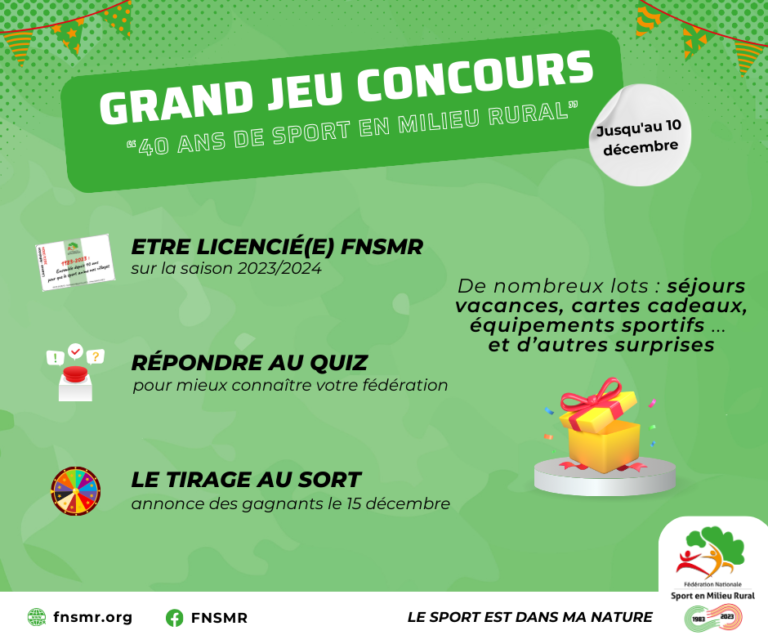 FNSMR - Fédération Nationale du Sport en Milieu Rural