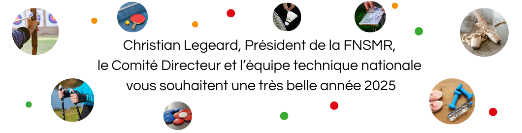 Bonne année 2025 - FNSMR - Fédération Nationale du Sport en Milieu Rural